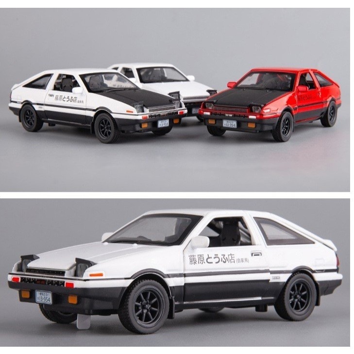 INITIAL D Toyota AE86 Diecast Car Scale 1:32 Alloy Car Initial D Toyota ...