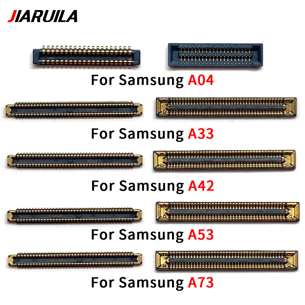 LCD FPC Screen Connector For Samsung A04 A33 A42 A53 A73 on motherboard ...