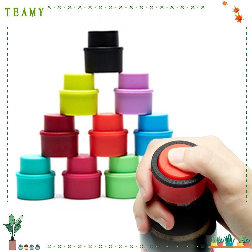 TEAMY 2pcs/Set Drink Sealer Reusable Cola Pump Carbonation Keeper Soda ...