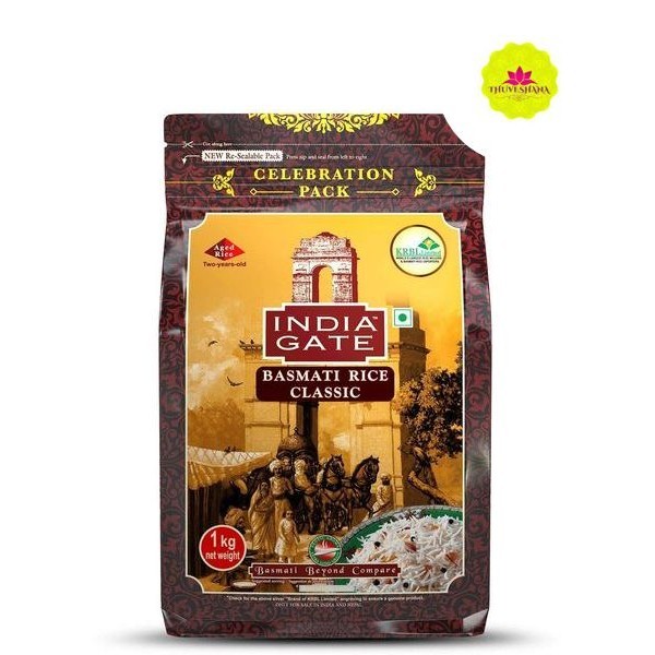 India Gate Classic Basmati Rice 1kg | Shopee Malaysia