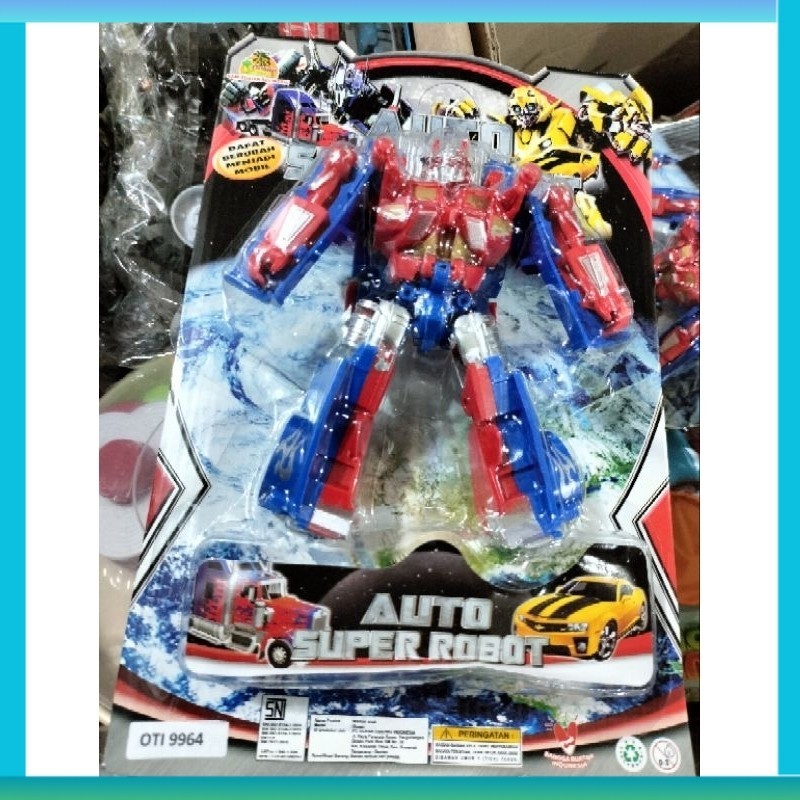 Optimus transformers prime auto super tobot robot toy | Shopee Malaysia