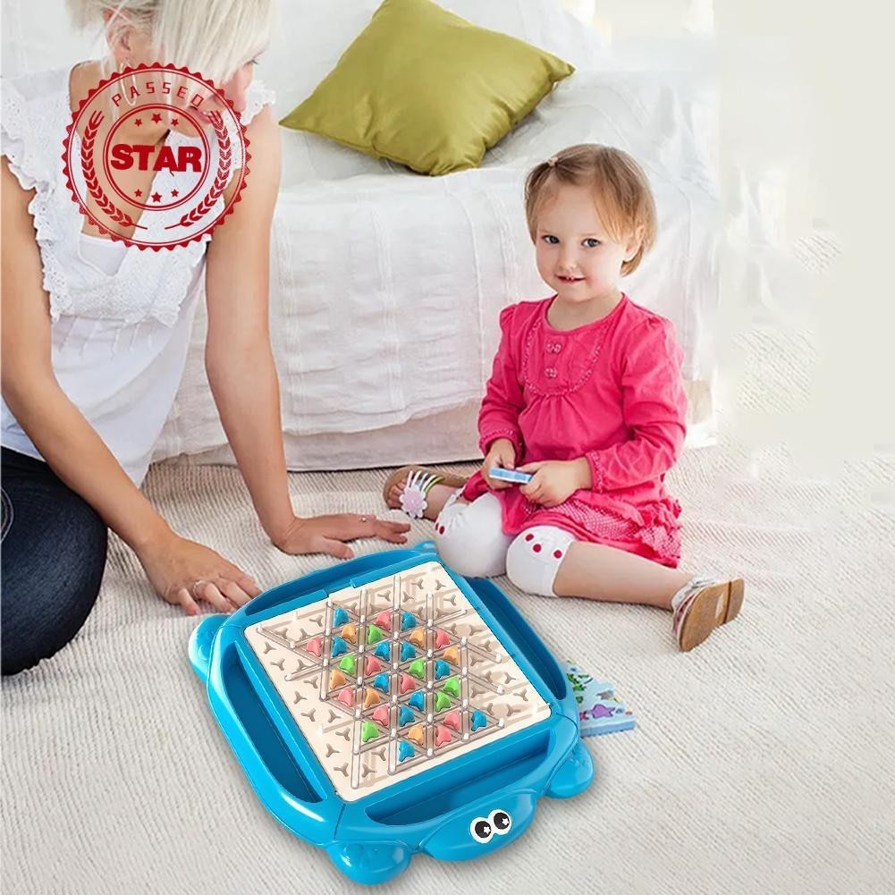 Educational Triangle Board Game For Kids Learning Geometry Toy With ...