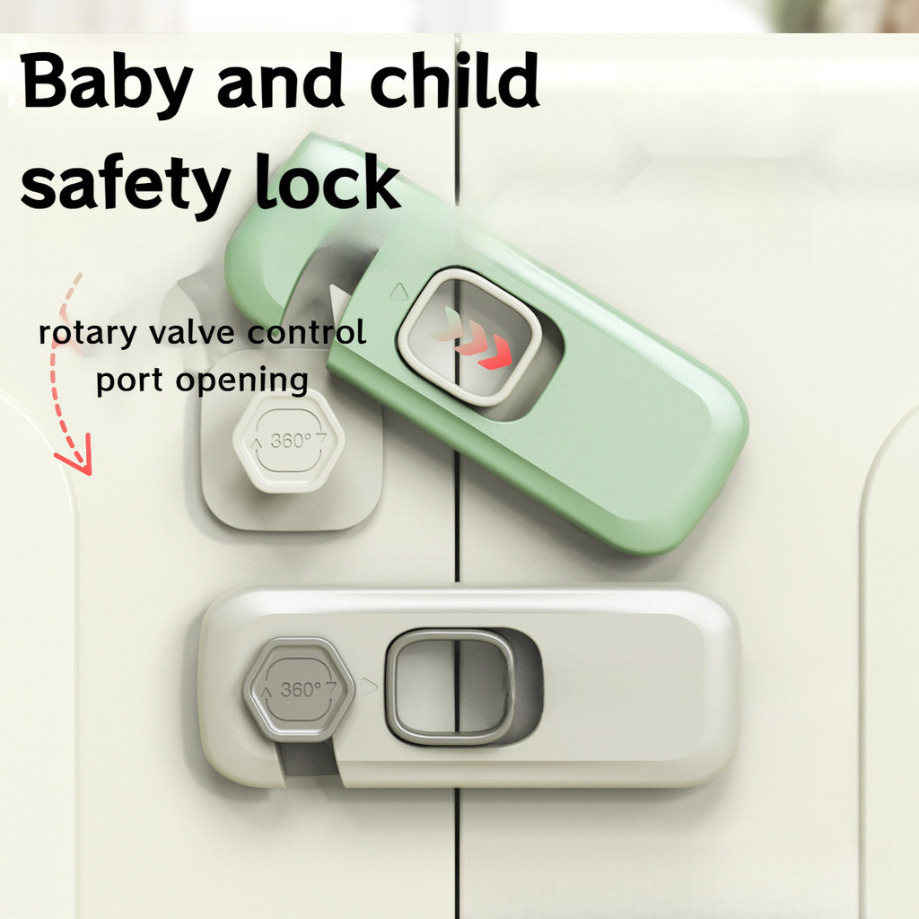 Baby safety latch Baby anti-pinch hand cabinet door lock protects ...