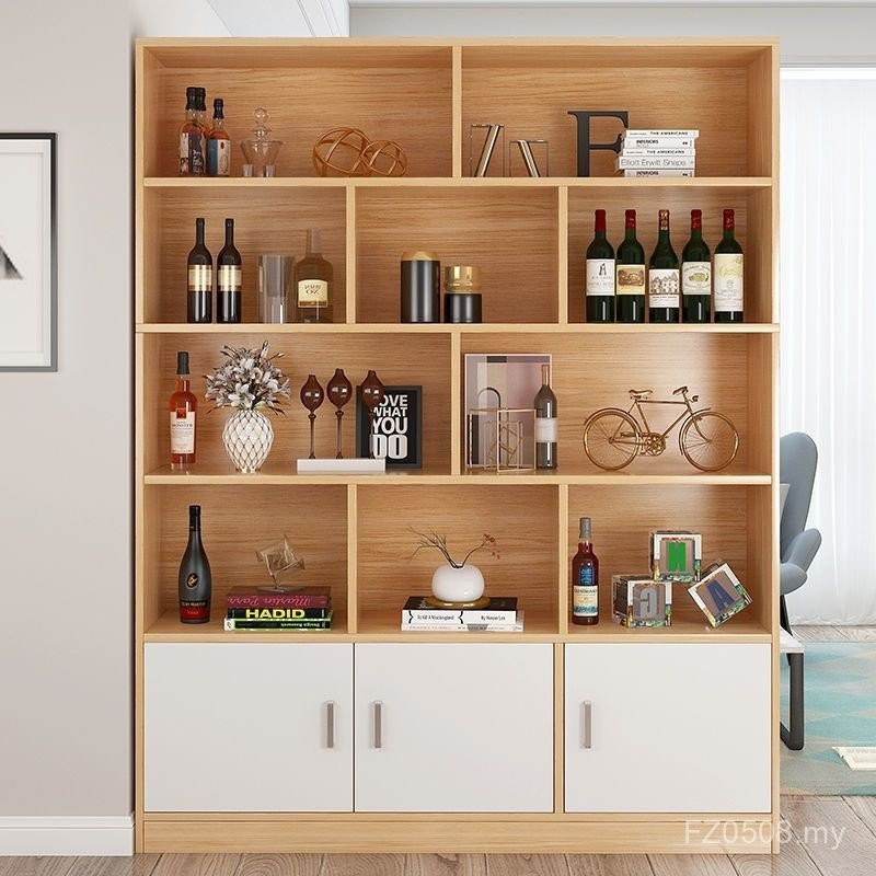 Solid Wood Color Living Room Decoration Standing Cabinet Wine Cabinet ...