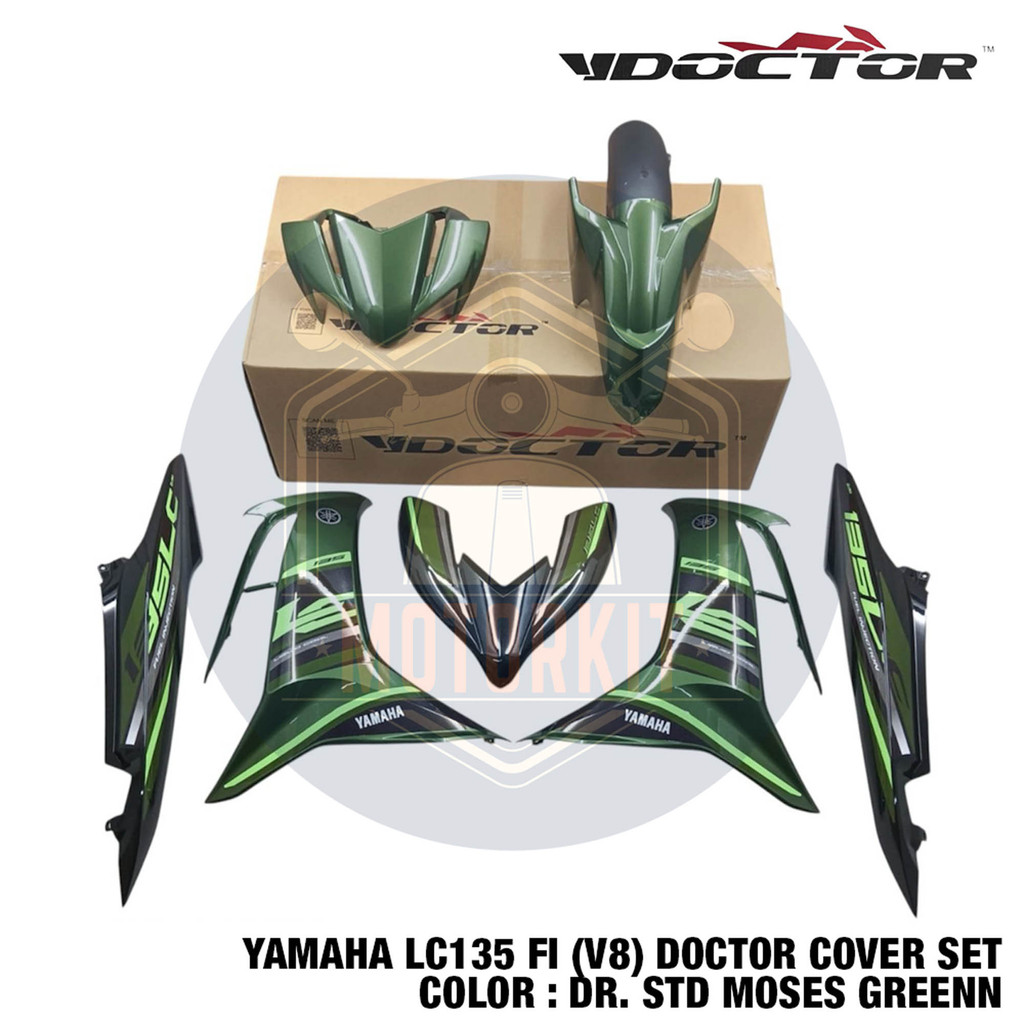 YAMAHA LC135 FI V8 135LC SPECIAL CUSTOM COLOR BARU BODY COVER SET MOSES ...