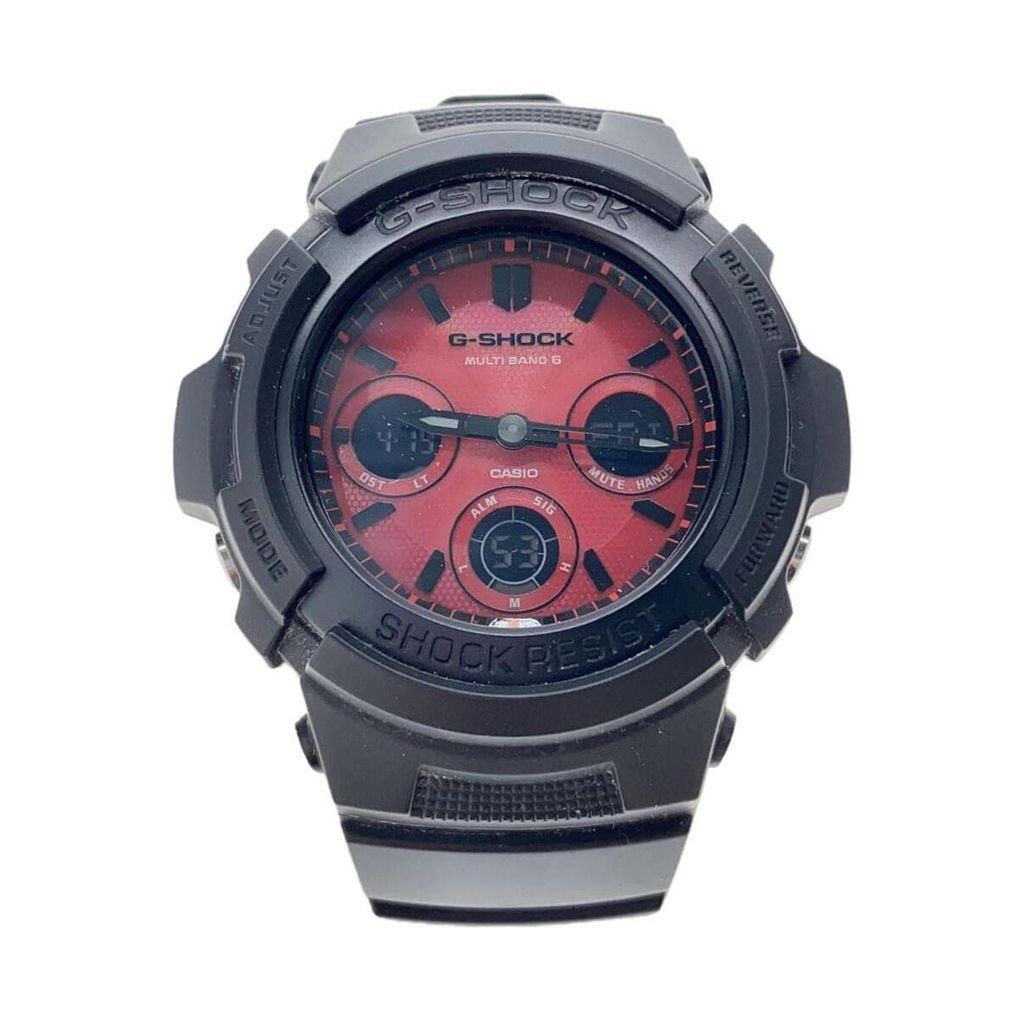 CASIO Men's Watch Solar G-SHOCK Analog RED BLK | Shopee Malaysia
