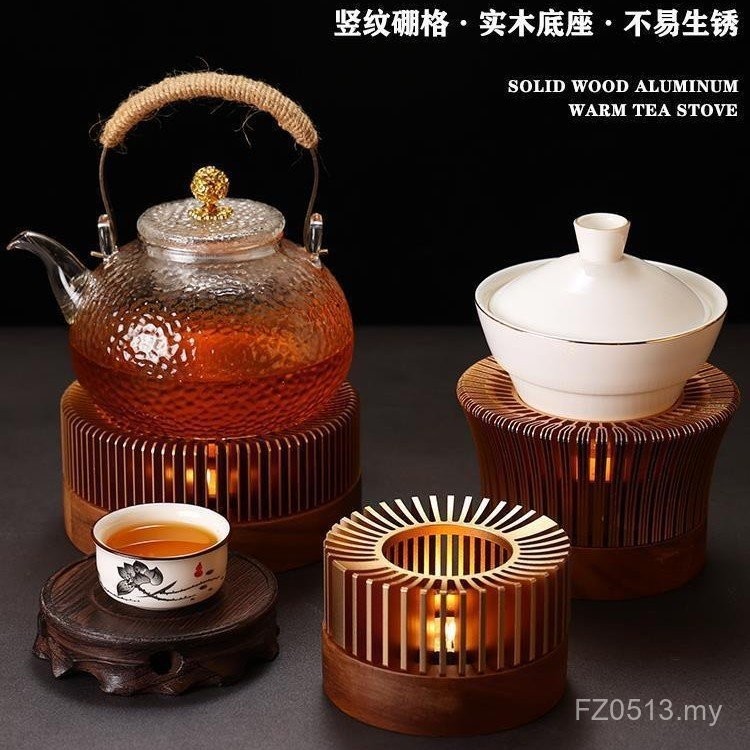 Insulation Stove Tea Warmer Chinese Tea Maker Candle Flower Tea Base ...