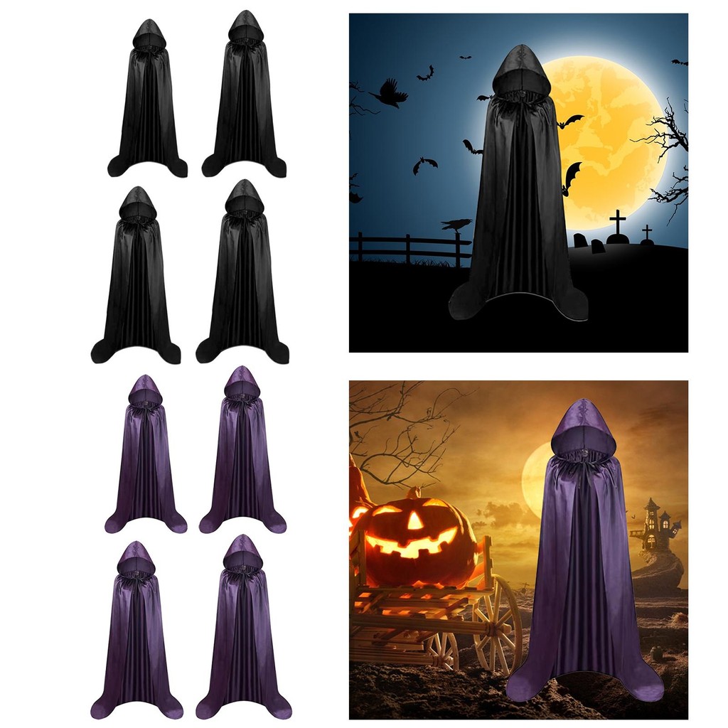 [uguuiya] Halloween Cosplay Capes Party Cowl Medieval Dress up Death ...