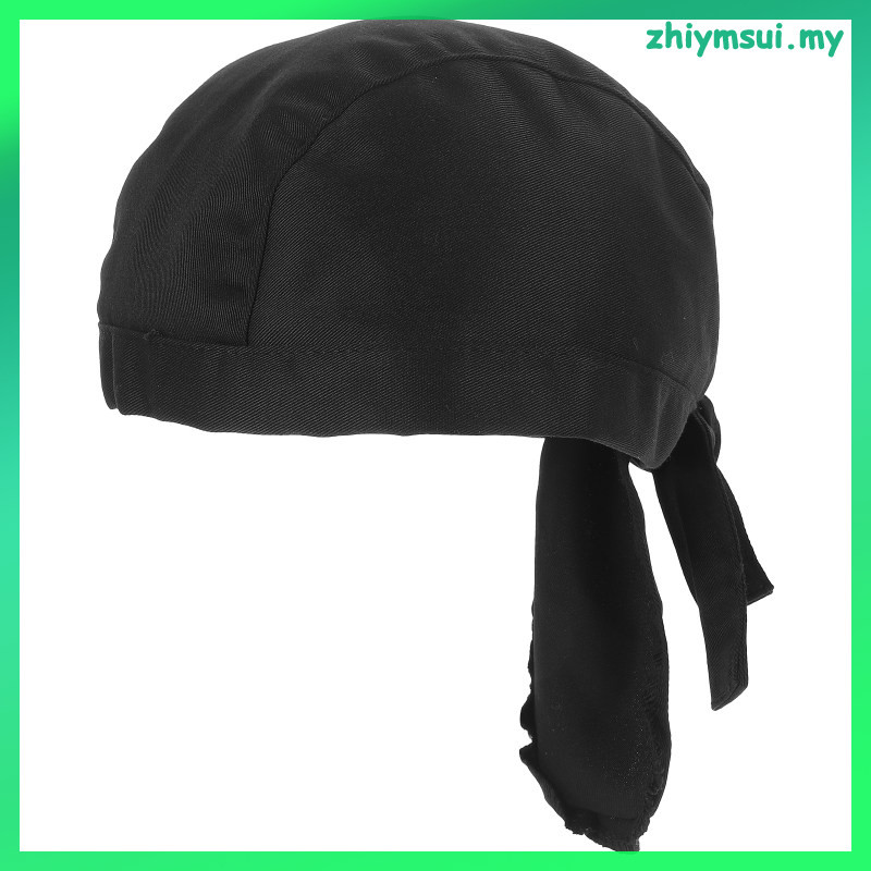 Chef Hat Skull Caps for Men Serving Turban Hard Sun Hats Adjustable ...