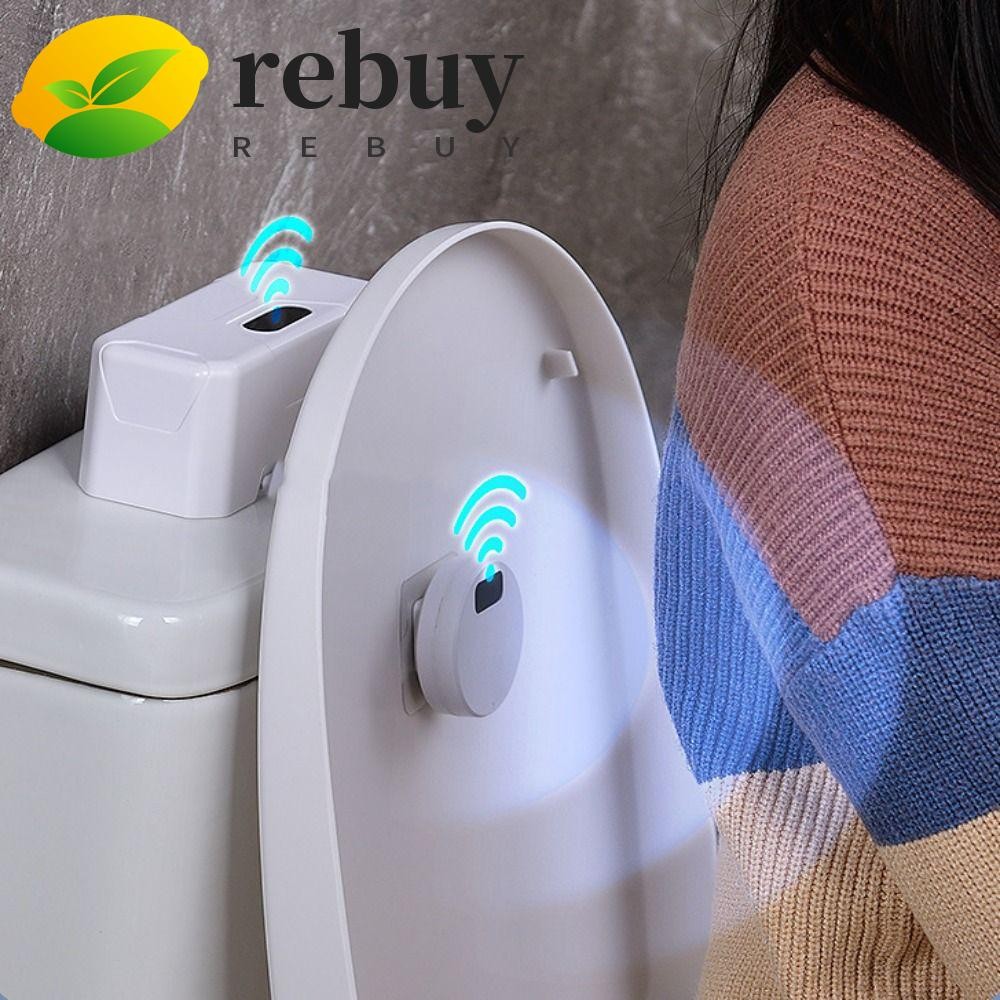 REBUY Automatic Toilet Flush Button, External Infrared Induction Toilet ...