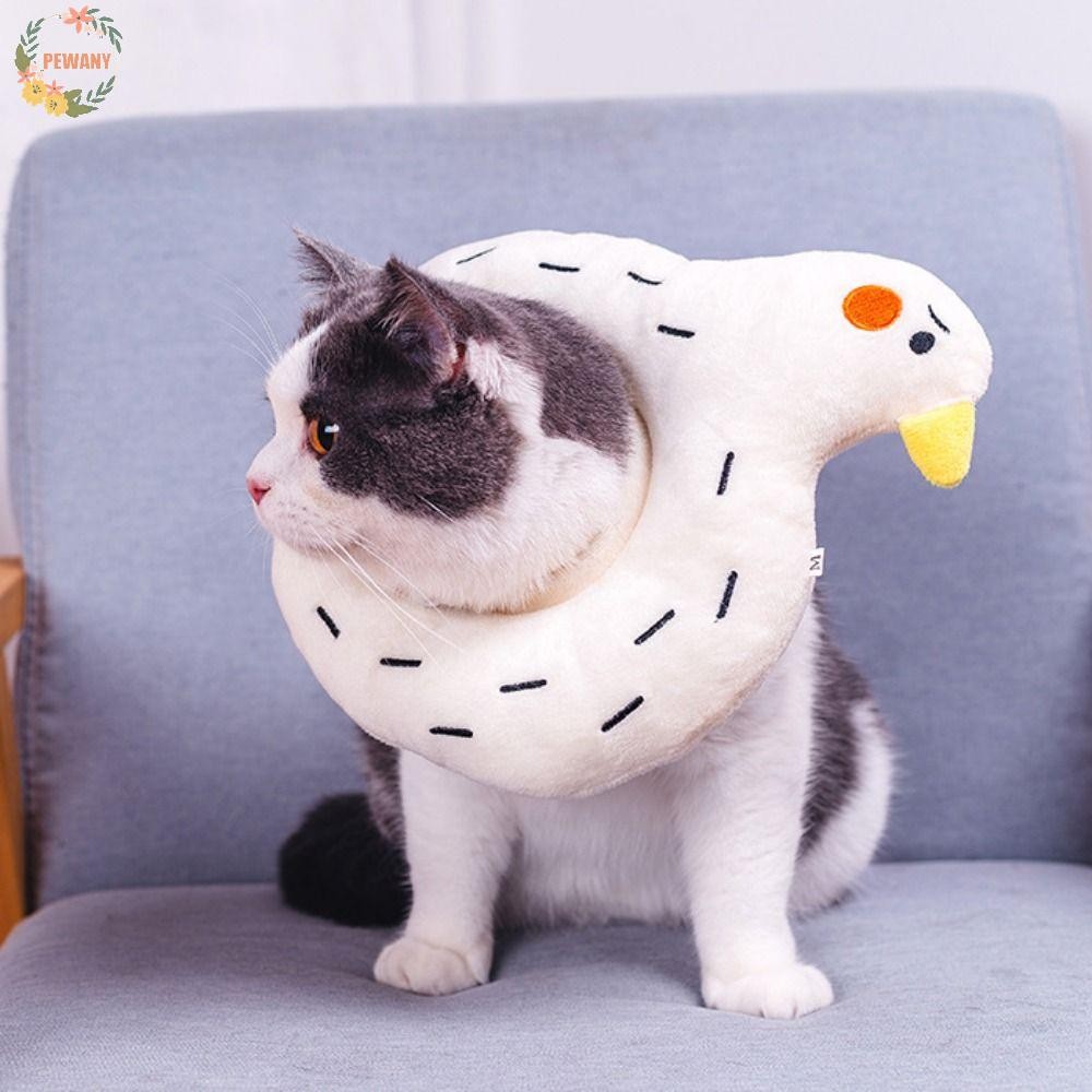 PEWANY Pet Elizabeth Collar, Soft Plush Cat Recovery Collar, Cat Anti ...