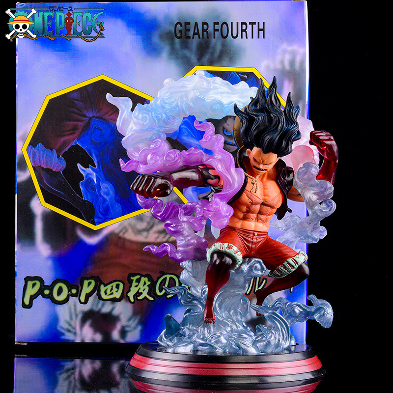 One Piece POP MAX Snake Man Luffy Fourth Gear Luffy Cake Island Figure ...