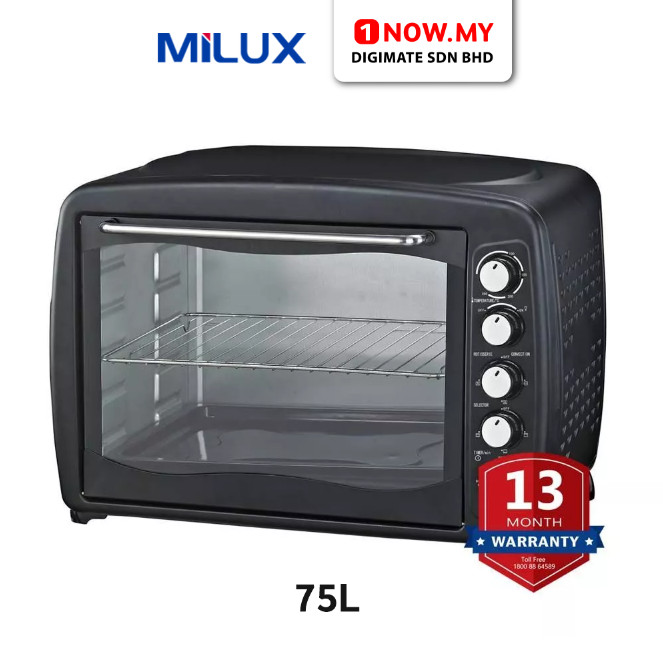 MILUX 75L Electric Oven MOT-75 | Easy Control Convection Rotisserie ...