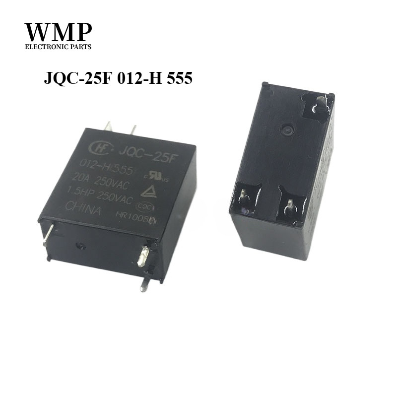 Original Relay HF JQC-25F 012-H 555 12VDC 3Pin New | Shopee Malaysia