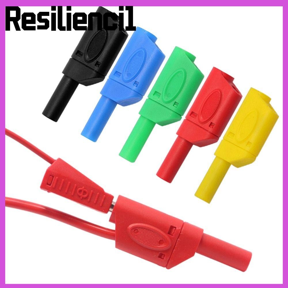 RESILIENCI1 Banana Plug Connector, Black Red Stackable Banana Plug, DIY ...