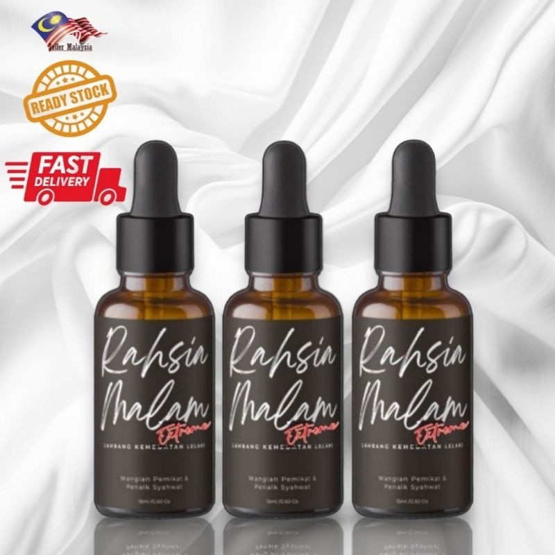 Rahsia Malam Perfume Extreme 5ML/10ML/15ML Extra Pekat Dari Biasa Ekstrak Pheromone Perfume ...