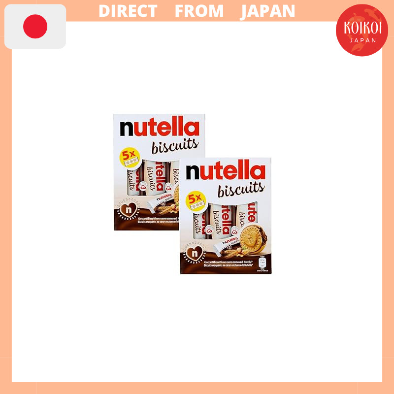 【Set of 2】Nutella Biscuit Cocoa Hazelnut Spread Crunchy Sandwich ...