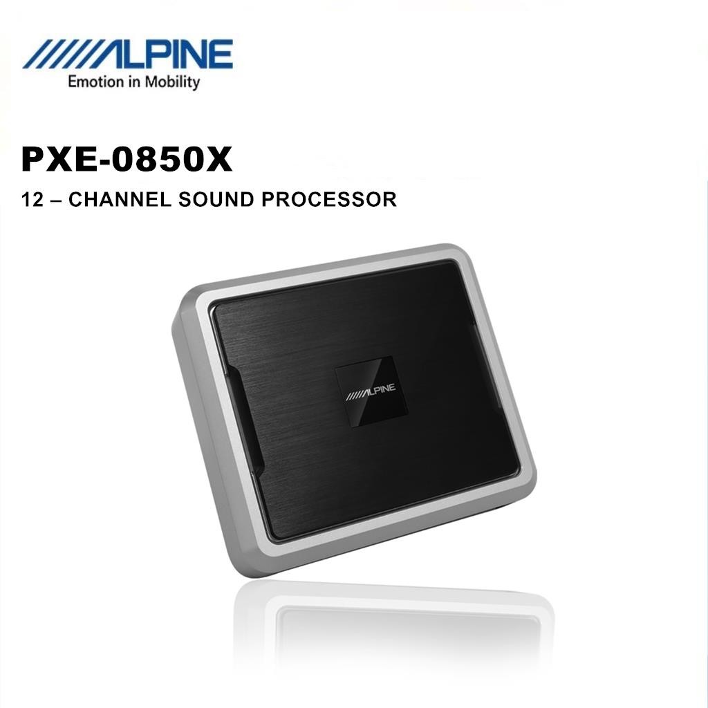 ALPINE PXE-0850X CAR AUDIO DSP 12–CHANNEL PREMIUM SOUND AUDIO PROCESSOR ...