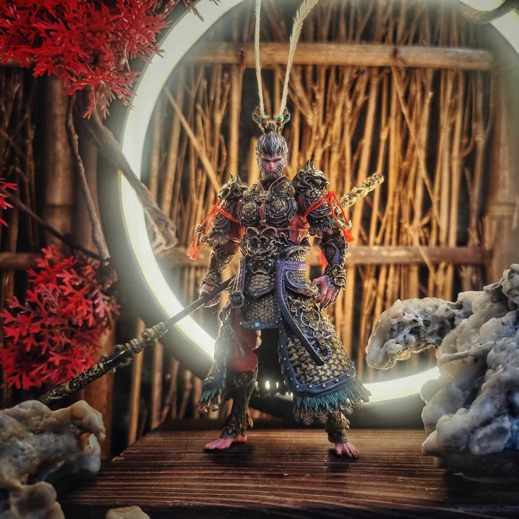 Black Mythology Wukong Movable Action Figure Toy Game Sun Wukong ...