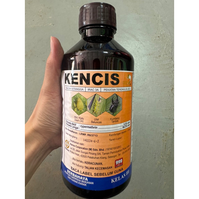 [ORIGINAL] 1L Kencis KENSO (Sama Hextar CMC Cyper) Cypermethrine 5.5% ...