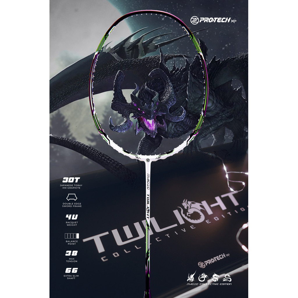 PROTECH "TWILIGHT" Dragon Magic Series(Collective Edition)(Racquet ...