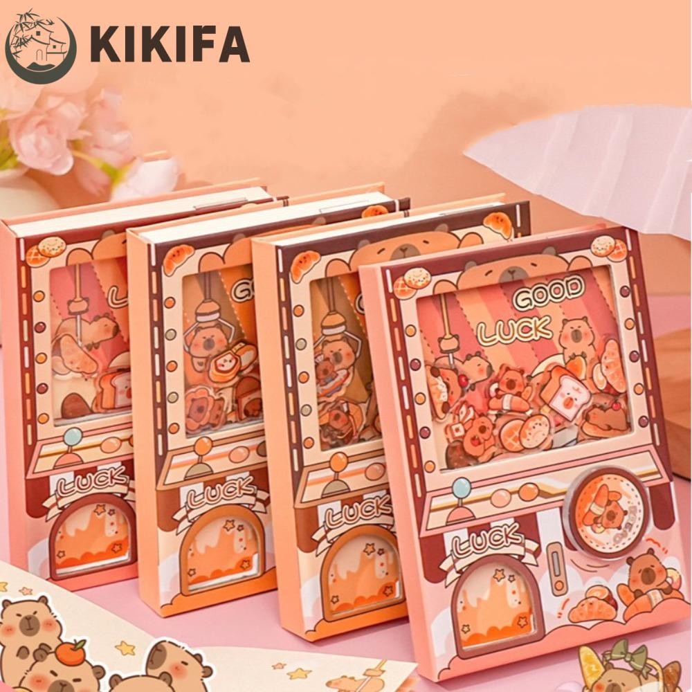 KIKIFA Capybara Notebook, Shaking Kawaii Gashapon Mahines Notebook ...