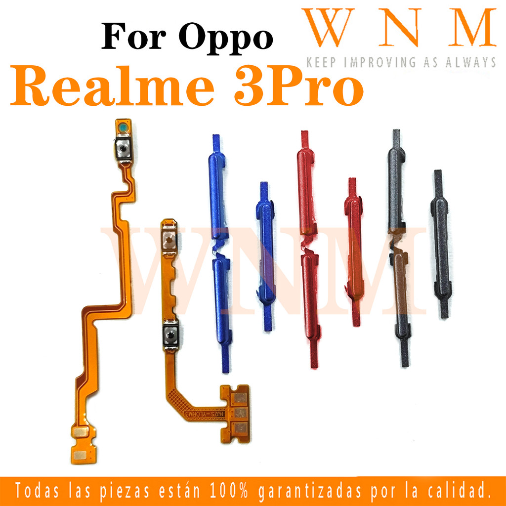 For OPPO Realme 3 Pro Power button flex on / off Switch Button Side Key ...