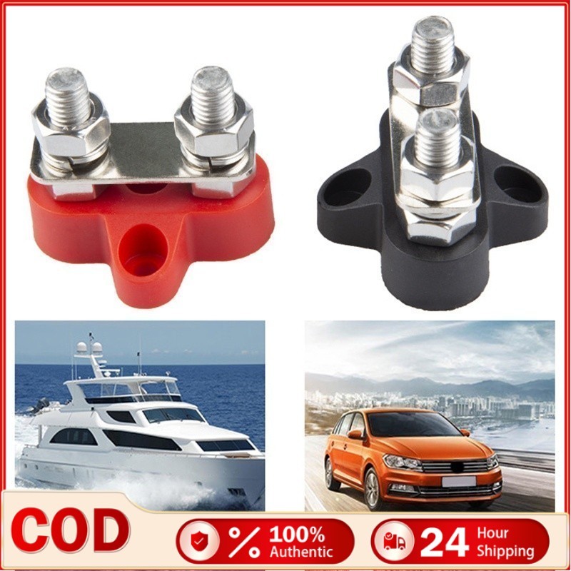 M6 M8 M10 Power Terminal Block Stud 12-48V Battery Power Distribution Terminal Stud BusBar ...