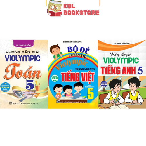 Book - Combo Instructions for Solving Violympic Math 5 + Violympic ...