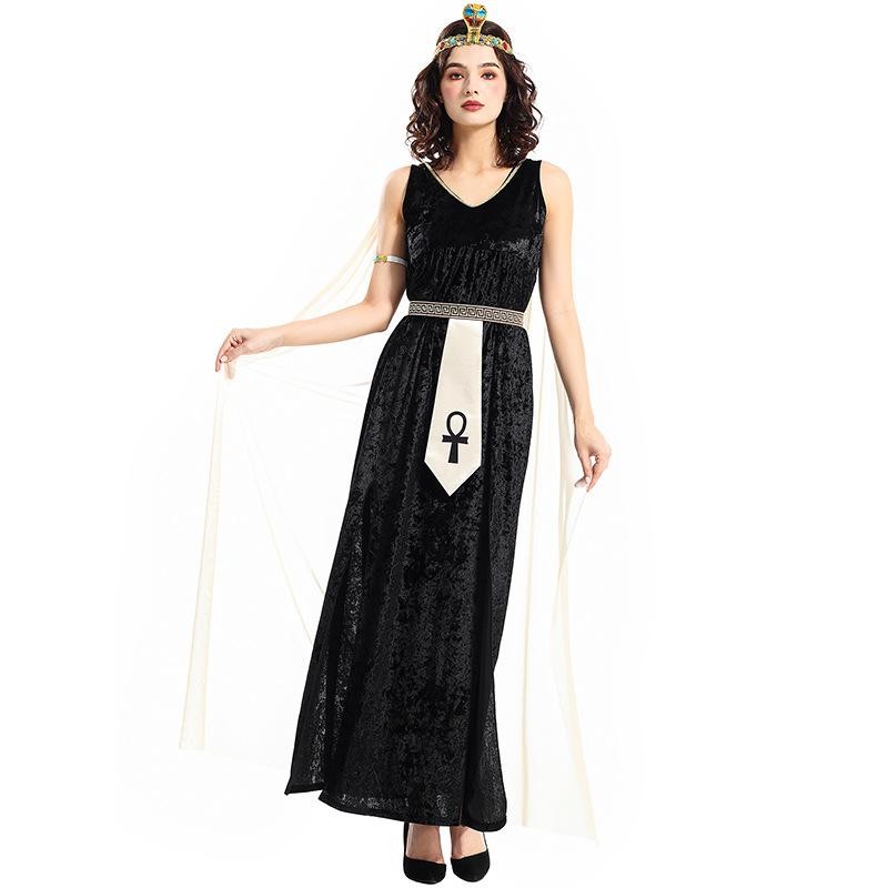 Adult Women Cleopatra Egyptian Queen Roman Princess Greek Goddess Dress ...
