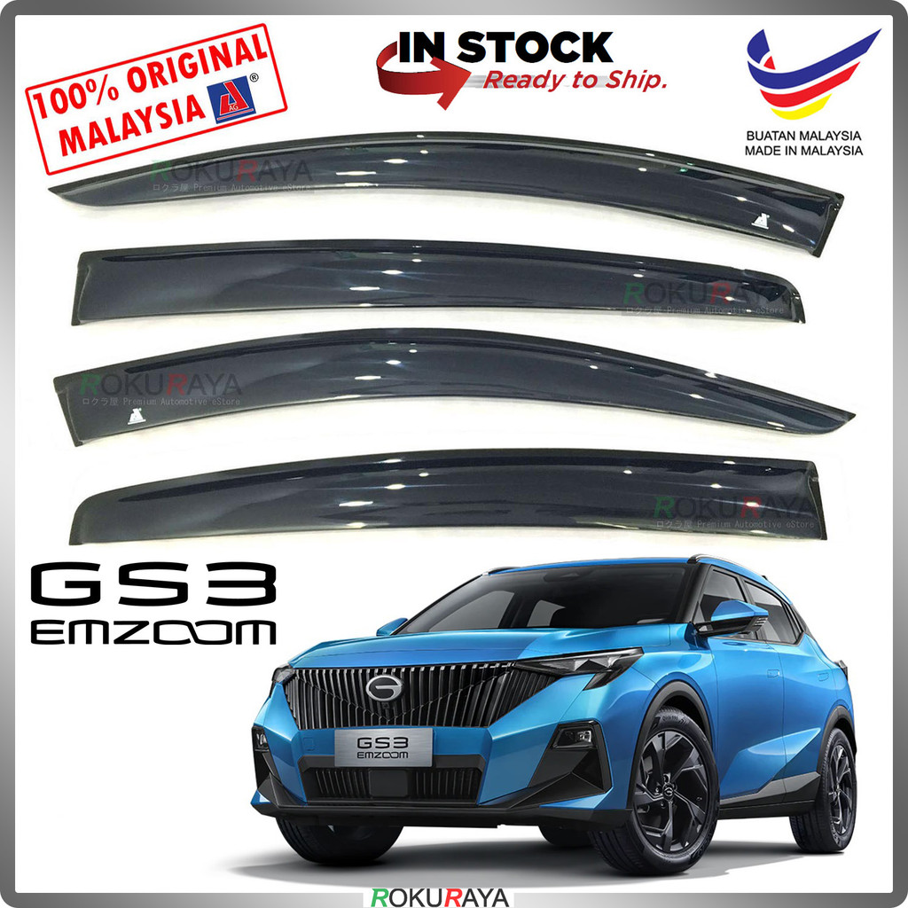 [BIG 11CM WIDTH] GAC GS3 EMZOOM 2G 2024 Original AG Rain Sun Wind ...