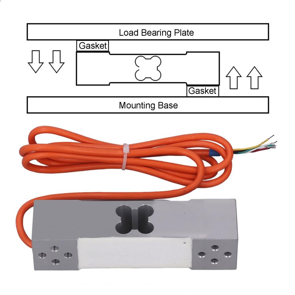 Ffggg Load Cell Sensor 200kg Rated High Sensitivity Aluminum Alloy ...