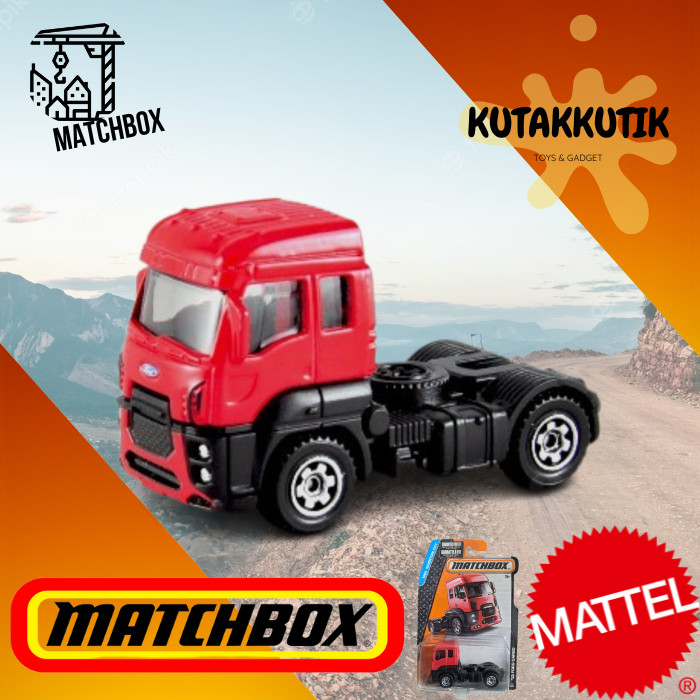 MERAH Matchbox Trailer Truck Without Cargo 13 Ford Cargo Red MBX ...