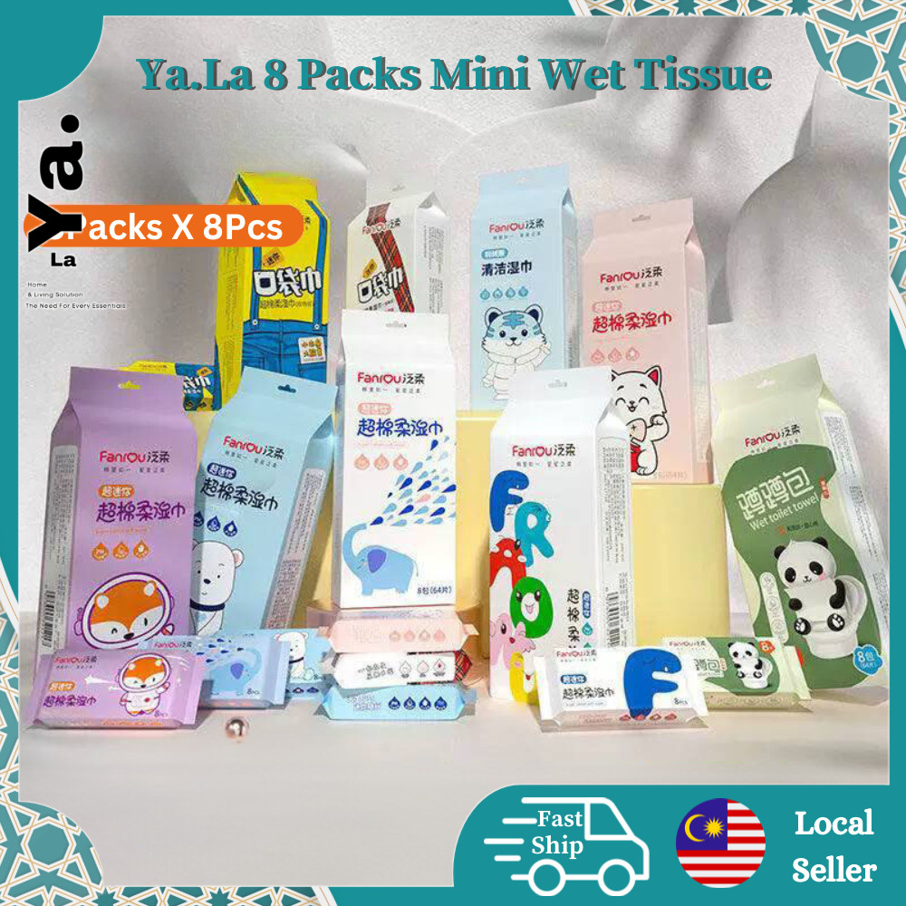 Tissue Small Pack Tisu Basah Mini Tisu Basah Kecil Mini Wet Wipes Mini ...