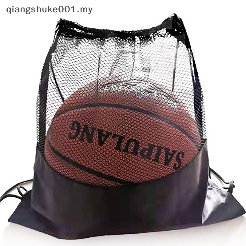 { MY Fashion } New Portable Basketball Cover Mesh Bag Football Soccer ...