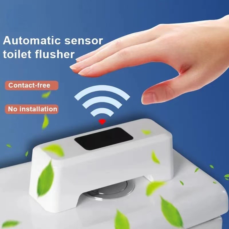 Automatic Toilet Flushing Push Button Induction Toilet Flusher External ...