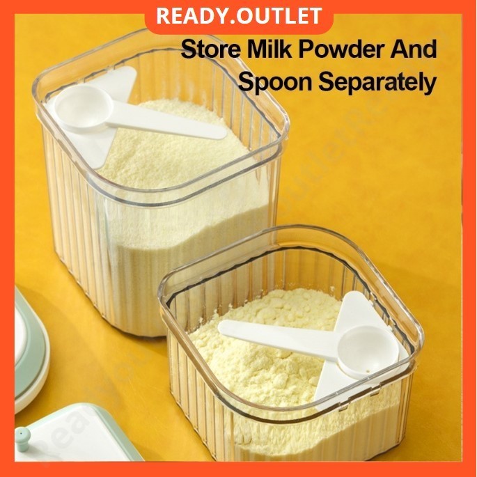 2300ML Milk Powder Storage Container BPA-Free Milk Container Air Tight ...