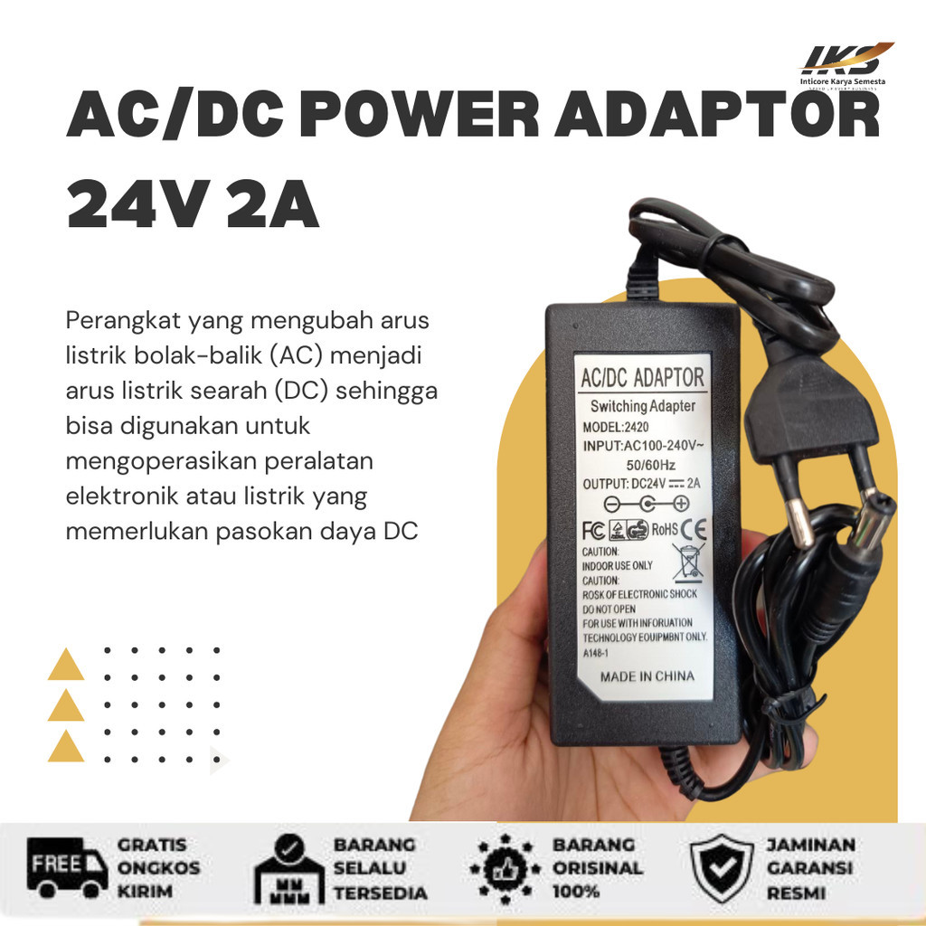Power Supply AC/DC Power Supply 24V 2A | Shopee Malaysia