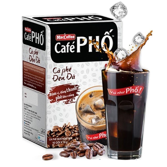 (HALAL) Mac Coffee Instant 2 in 1 Black Coffee - Vietnam Cafe Pho (10 ...