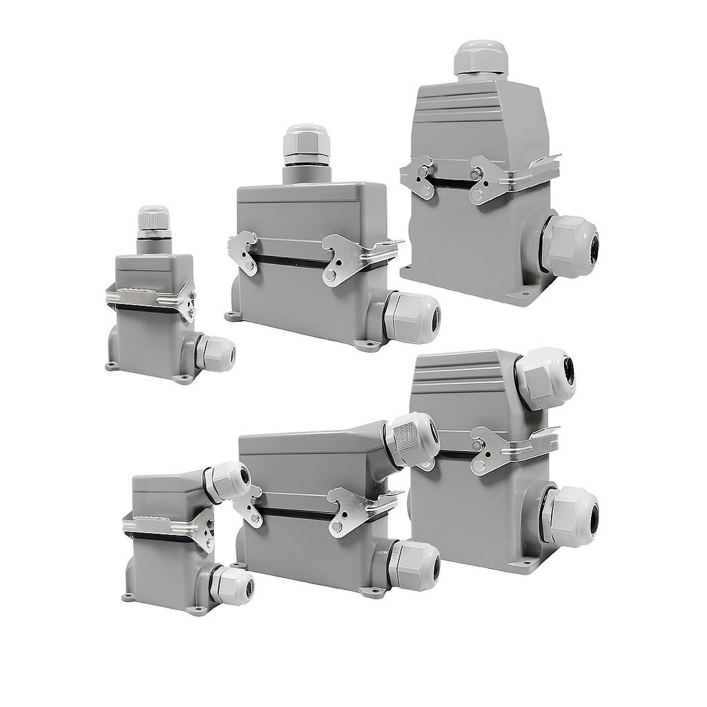 Heavy Load Connector High Base Surface Installation HDC-HE Rectangular ...
