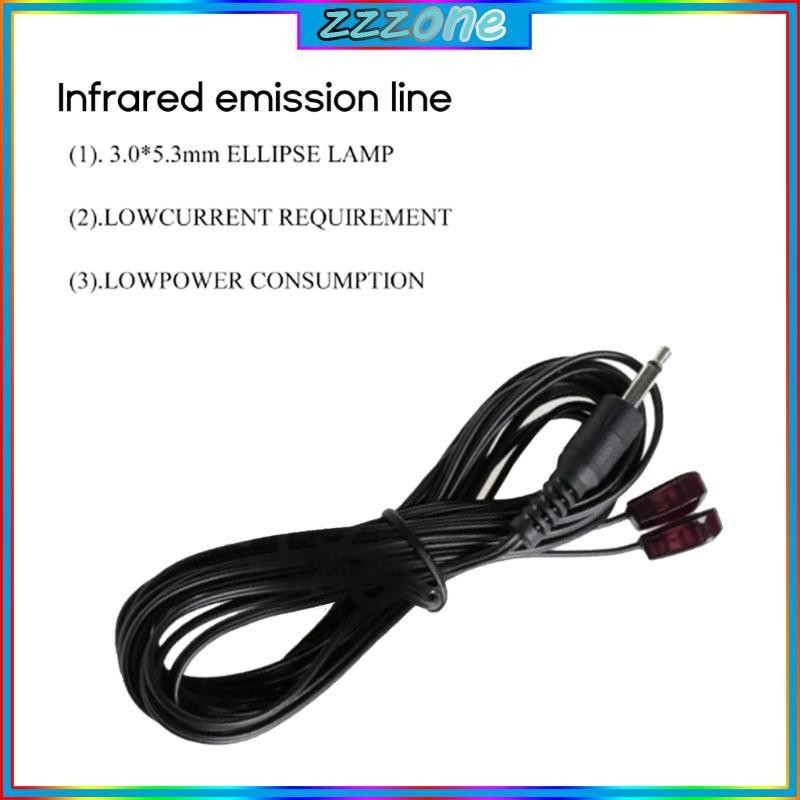 zzz 3 5mm Dual IR Infrared Remote Control Receiver Extension Cord Cable ...