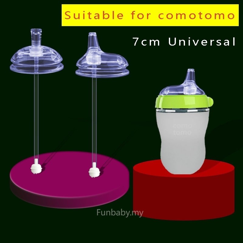 Straw suit Comotomo botol susu BPA free choke proof splash proof BPA ...