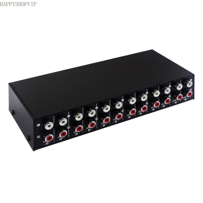 HSV Convenient Sound Source Signal Selection Splitters 10 Input 2 ...