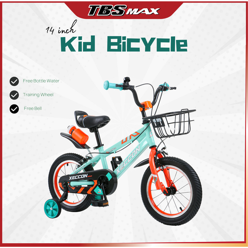 BASIKAL BUDAK 14" INCH / XECCON KID BICYCLE 14" INCH / TAYAR ANGIN ...