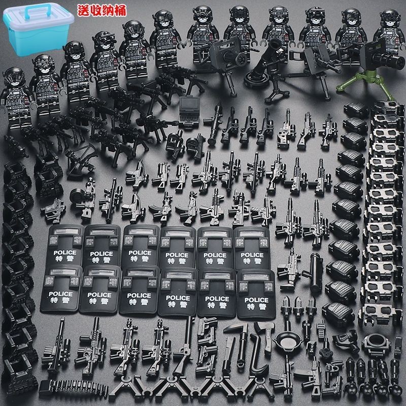 Compatible with LEGO bricks explosion-proof ghost SWAT special forces ...