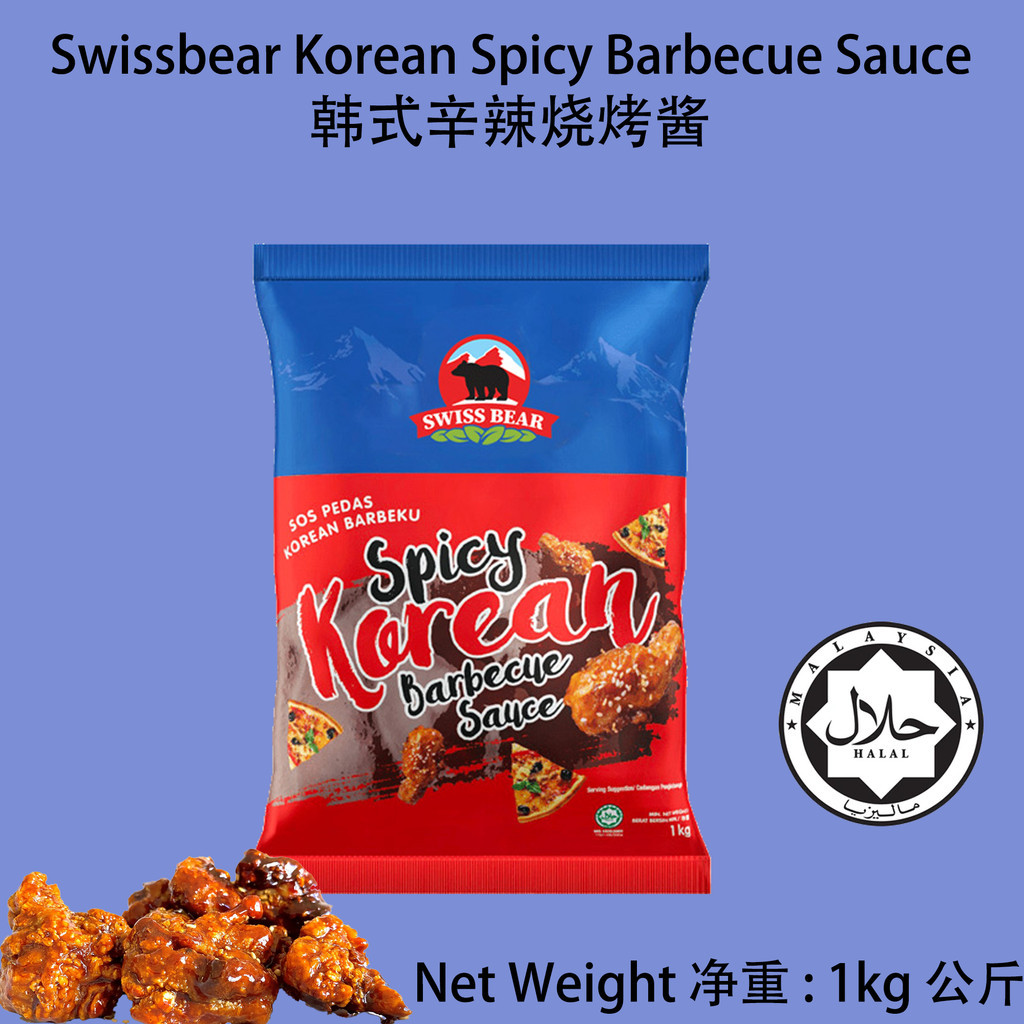 Swissbear Korean Spicy Barbecue Sauce 1kg / Swiss Bear Sos Korean BBQ ...