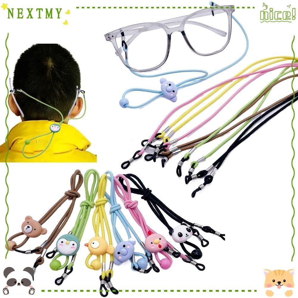 NEXTMY Glasses Lanyard, Elastic Cartoon Hanging Neck Glasses Chain ...