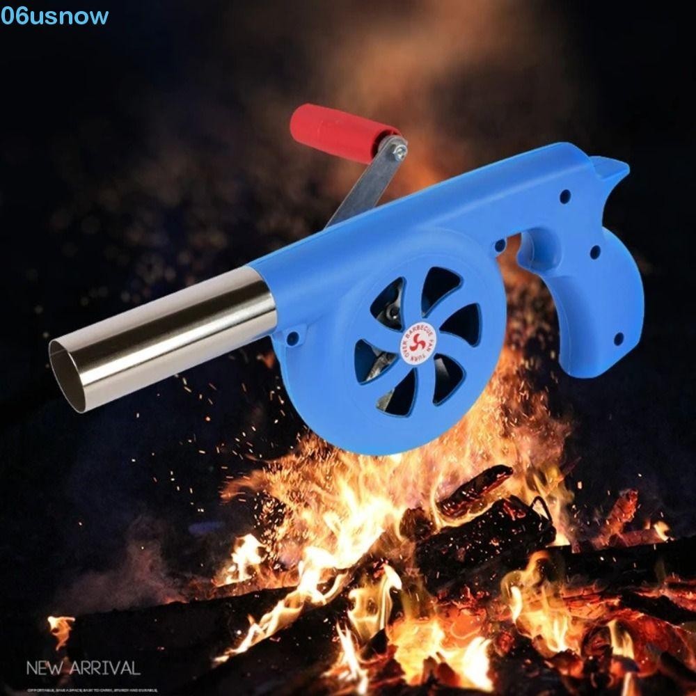 USNOW Hand Cranked Combustion Fan, Efficient Labor-saving Barbecue ...