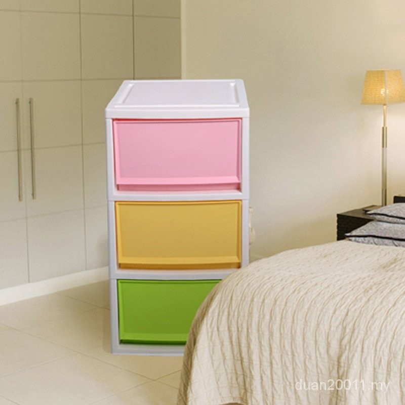 Five-layer Multifunctional Candy Color Drawer Cabinet Baby Wardrobe ...
