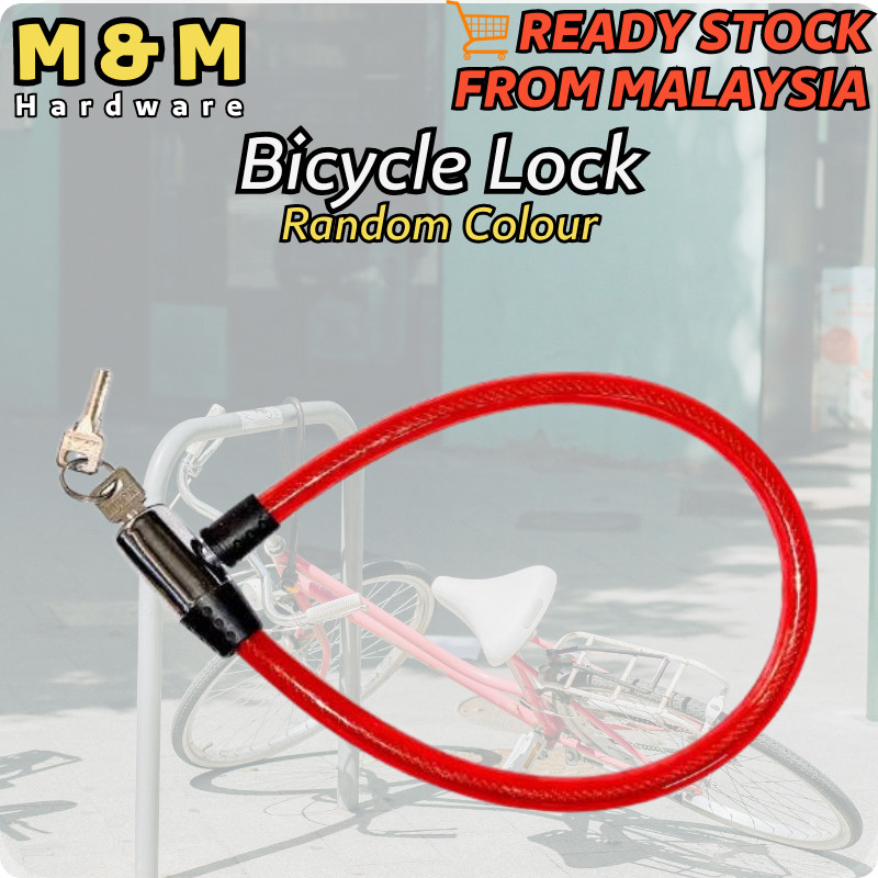 Bicycle Lock Bike Security Locker Anti-Theft Locks Locker Kunci ...